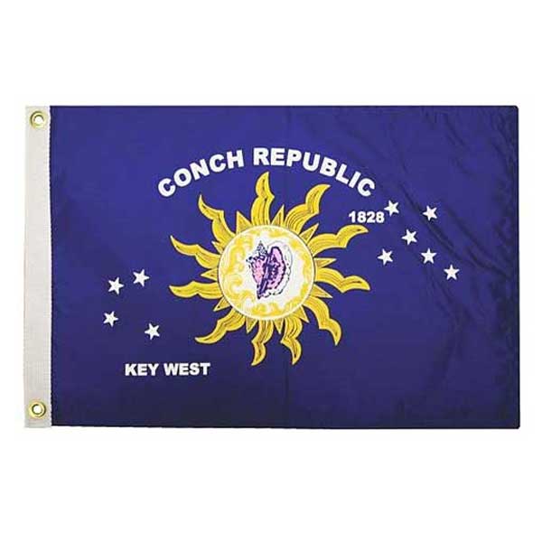 Conch Republic Flag – Happy Rooster Gift Shop Key West